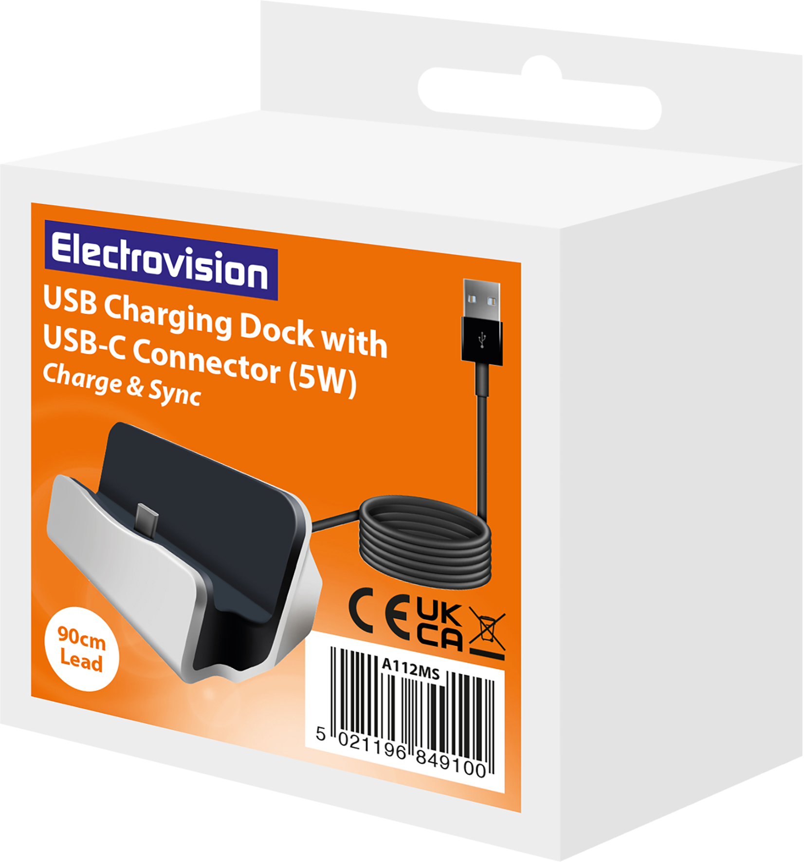 Electrovision USB Charging and Sync Dock with USB-C Connector 5W and ...