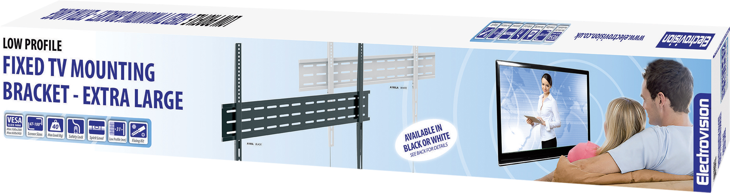 Extra Large Low Profile TV Bracket with Smart Locking Design ...