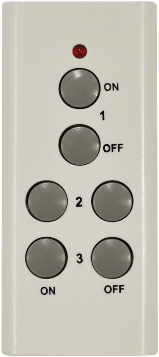 Eagle 3 Way Remote Control Mains Socket Adaptor Set | Electrovision