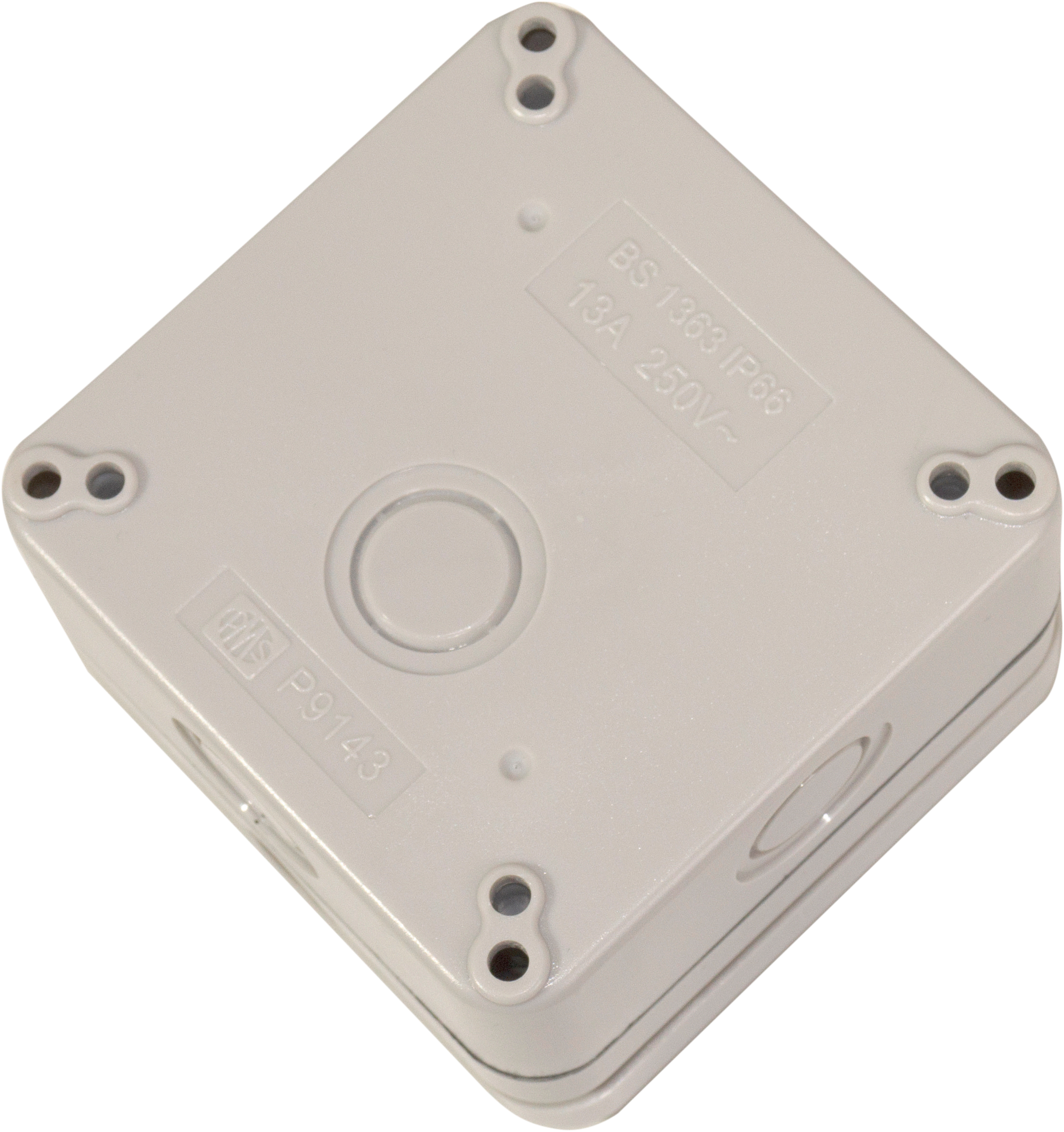 IP66 13A 1-Gang Unswitched Outdoor Socket | Electrovision