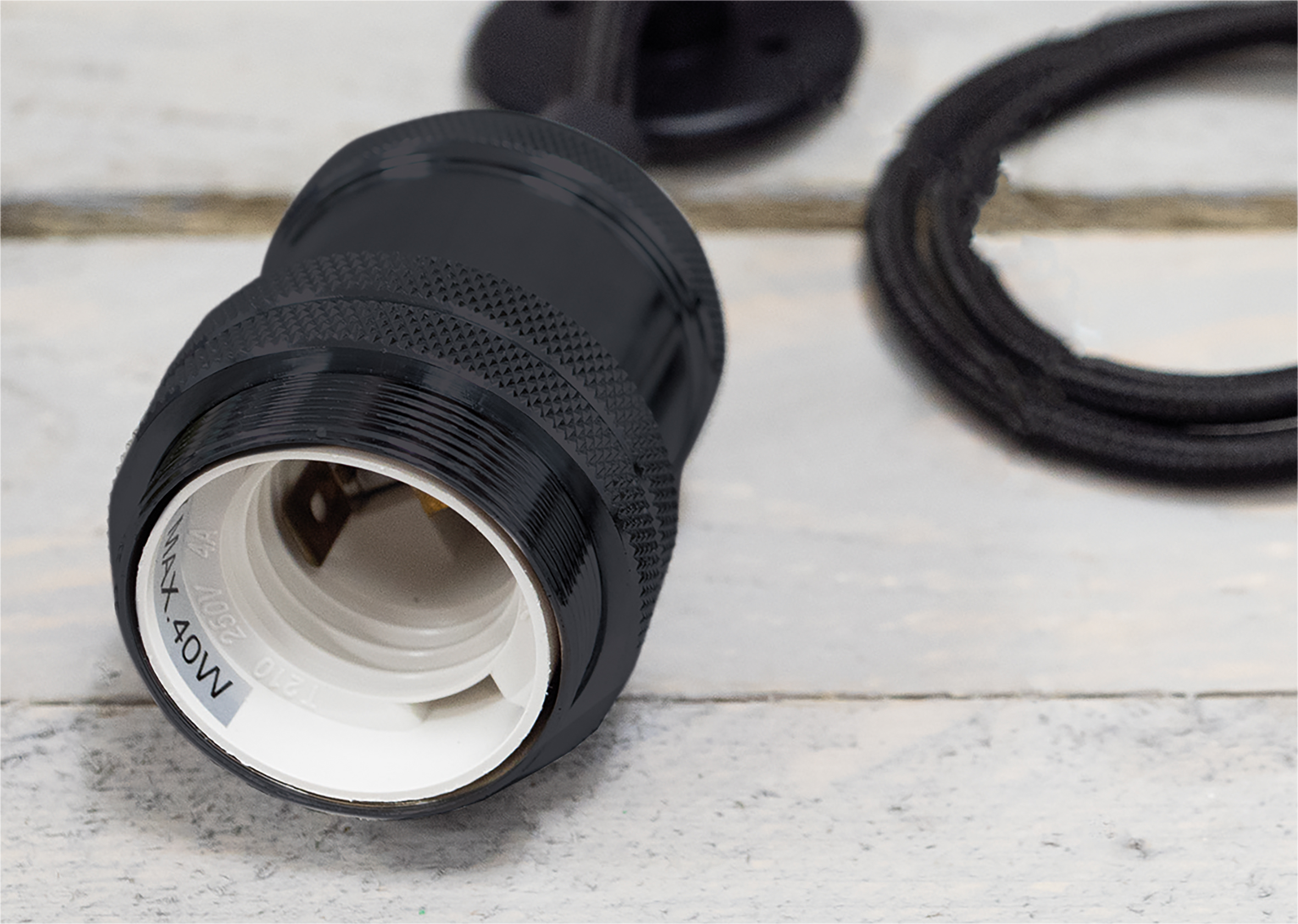 Eagle Vintage Single E27 Pendant Lamp holder 1.8M | Electrovision