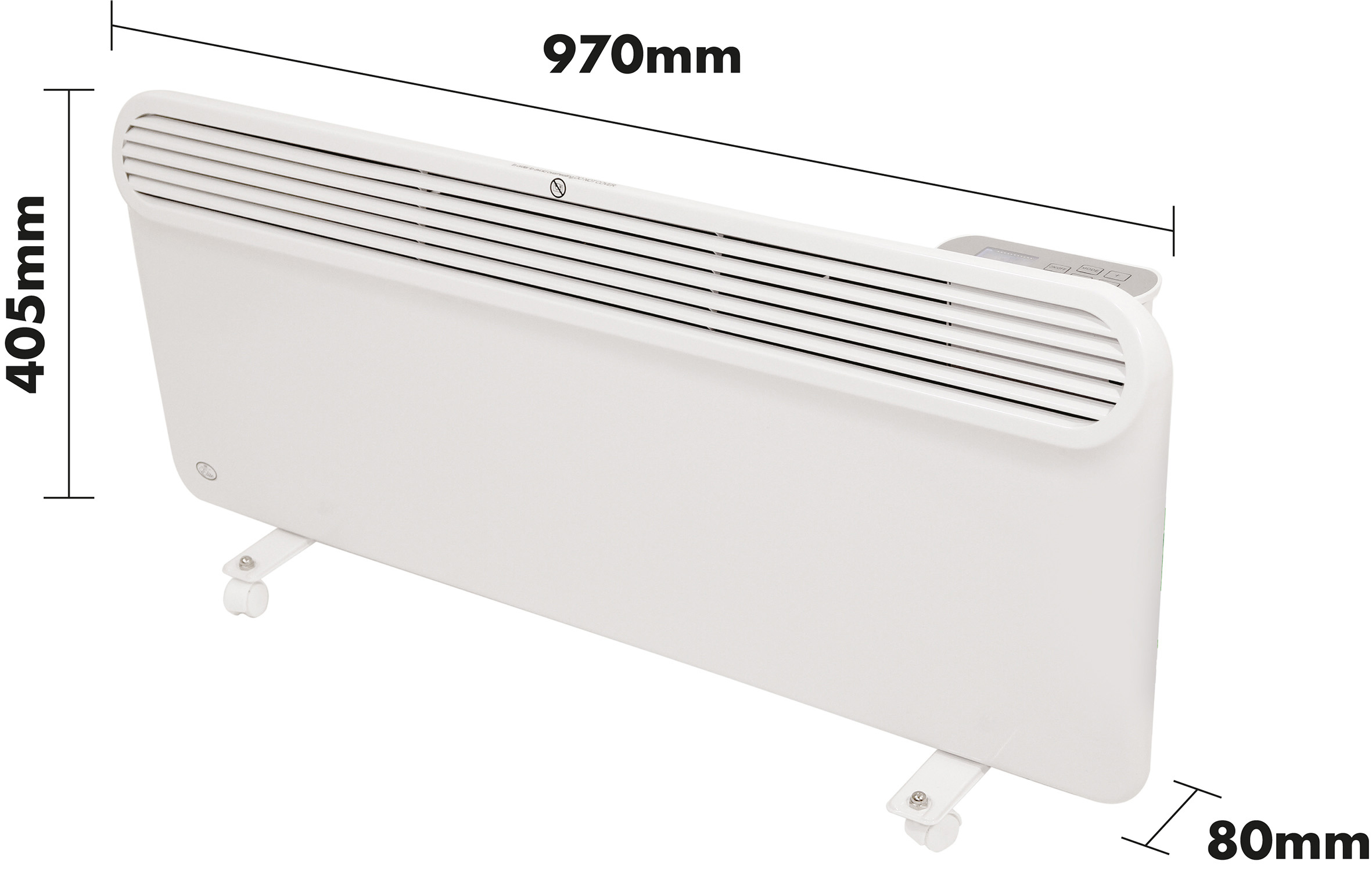 Prem-i-air Slimline, Wall and Floor Mounting Programmable Panel Heater ...