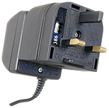 3 A Fused Euro Converter Plug 2 Pole Euro Plug to 3 Pin UK Plug ...