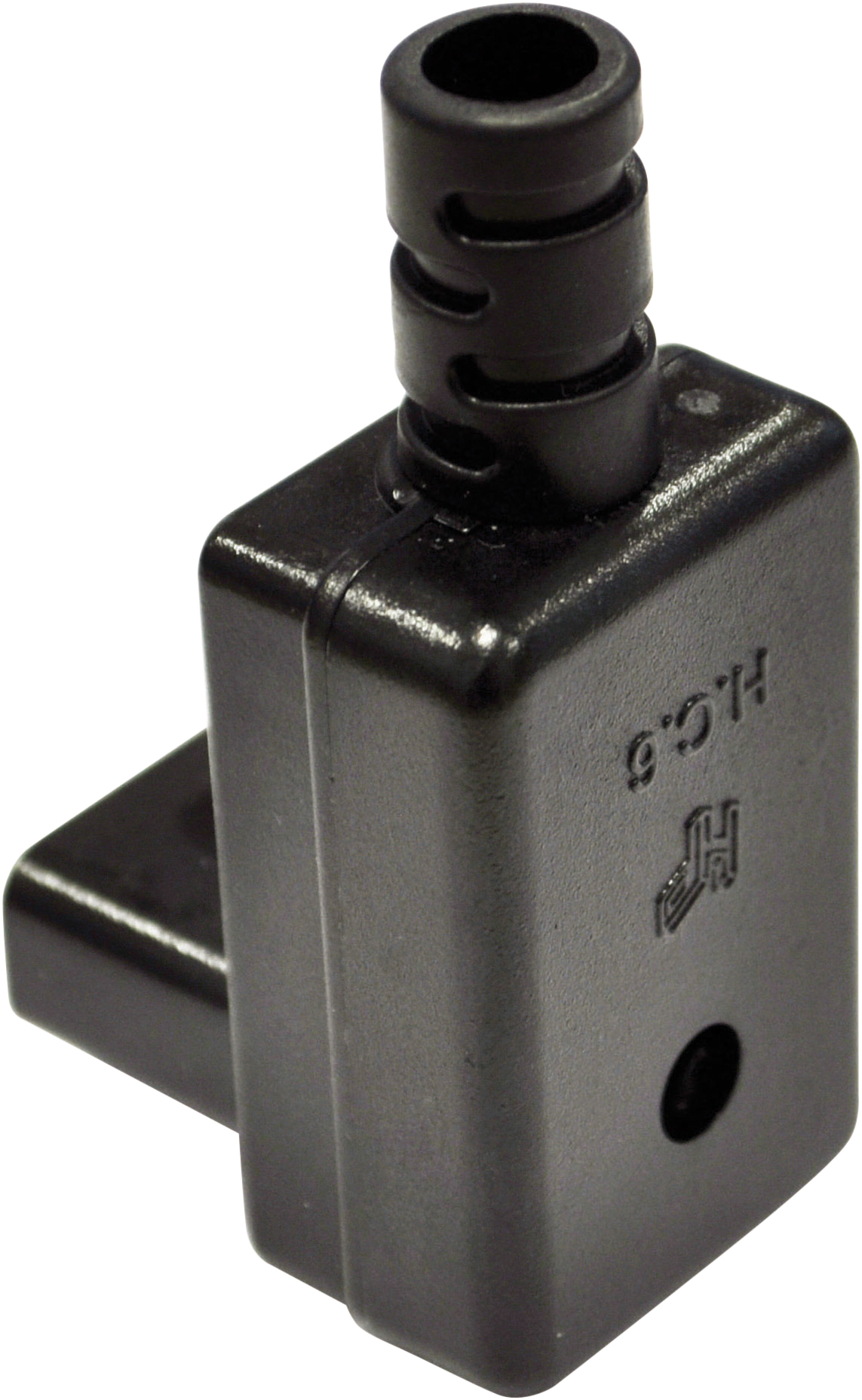 3 Pin IEC Right Angled Line Socket 10A | Electrovision