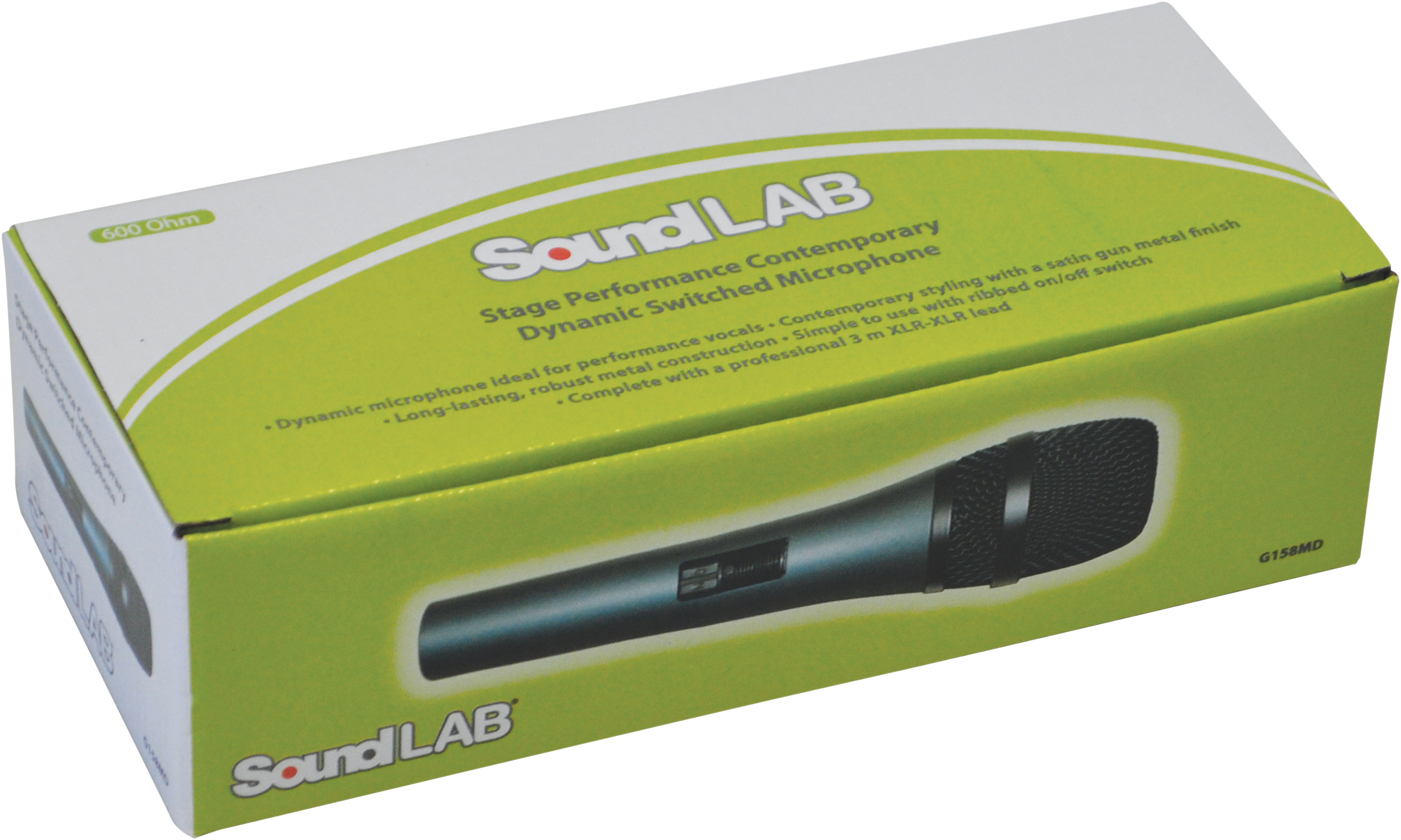 SoundLAB Stage Performance Contemporary Dynamic Handheld Microphone 600 ...