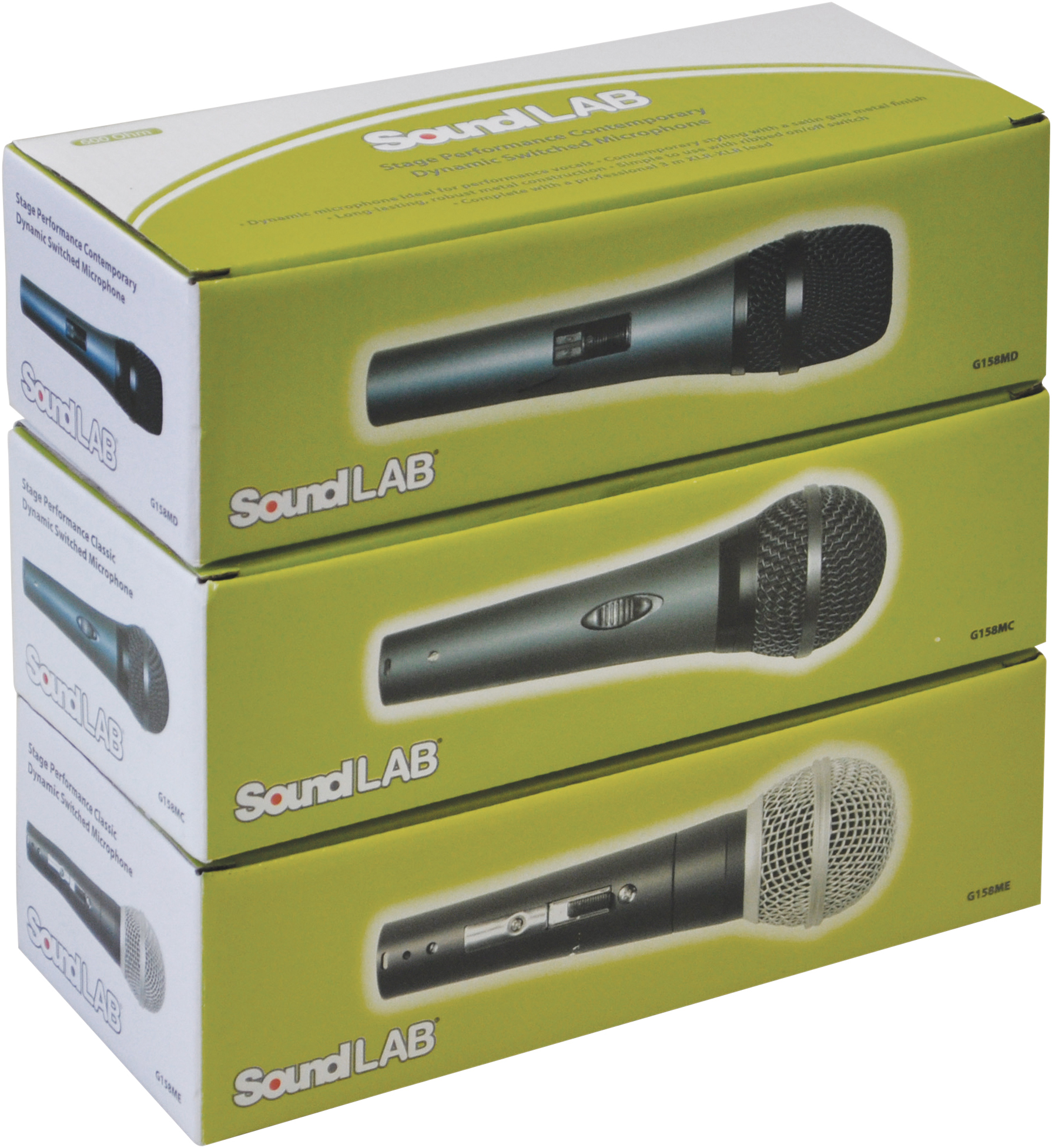 SoundLAB Stage Performance Contemporary Dynamic Handheld Microphone 600 ...