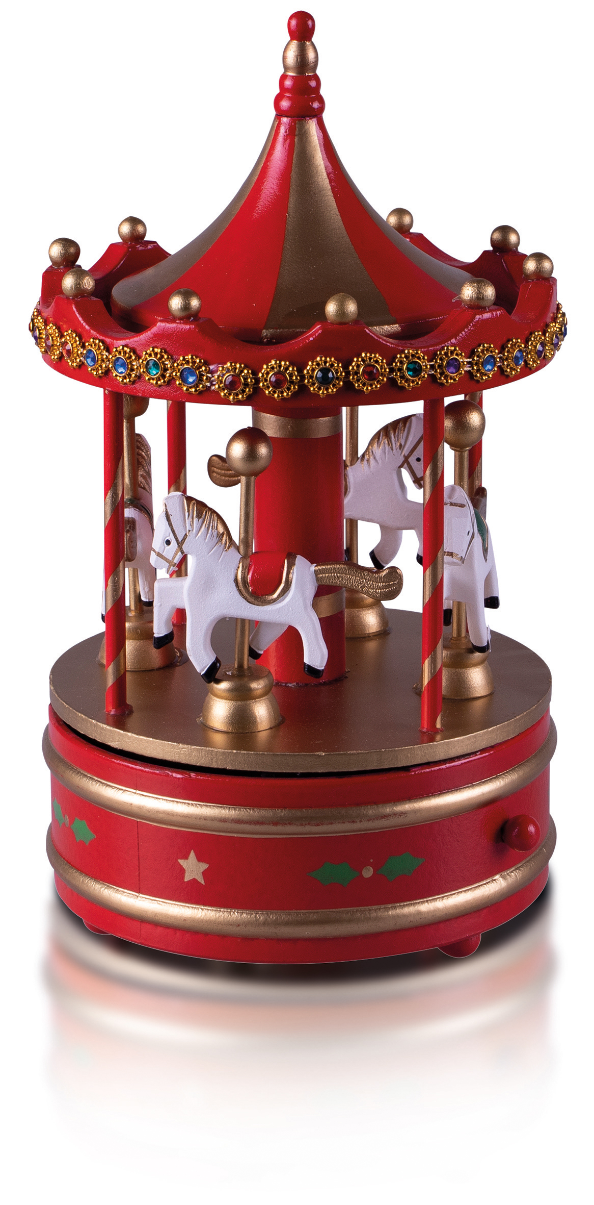 Wooden Carousel Music Box | Electrovision