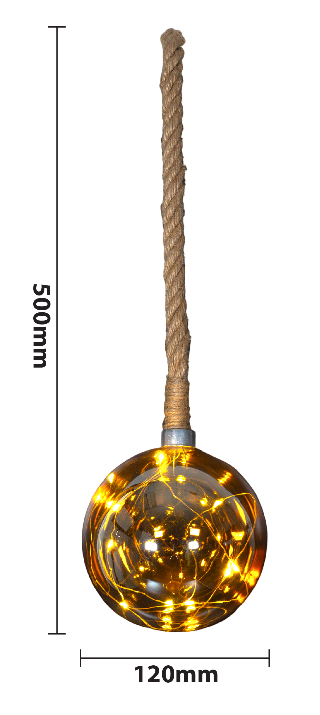 Xmas Haus LED Glass Ball/Globe Light Festive Decoration | Electrovision