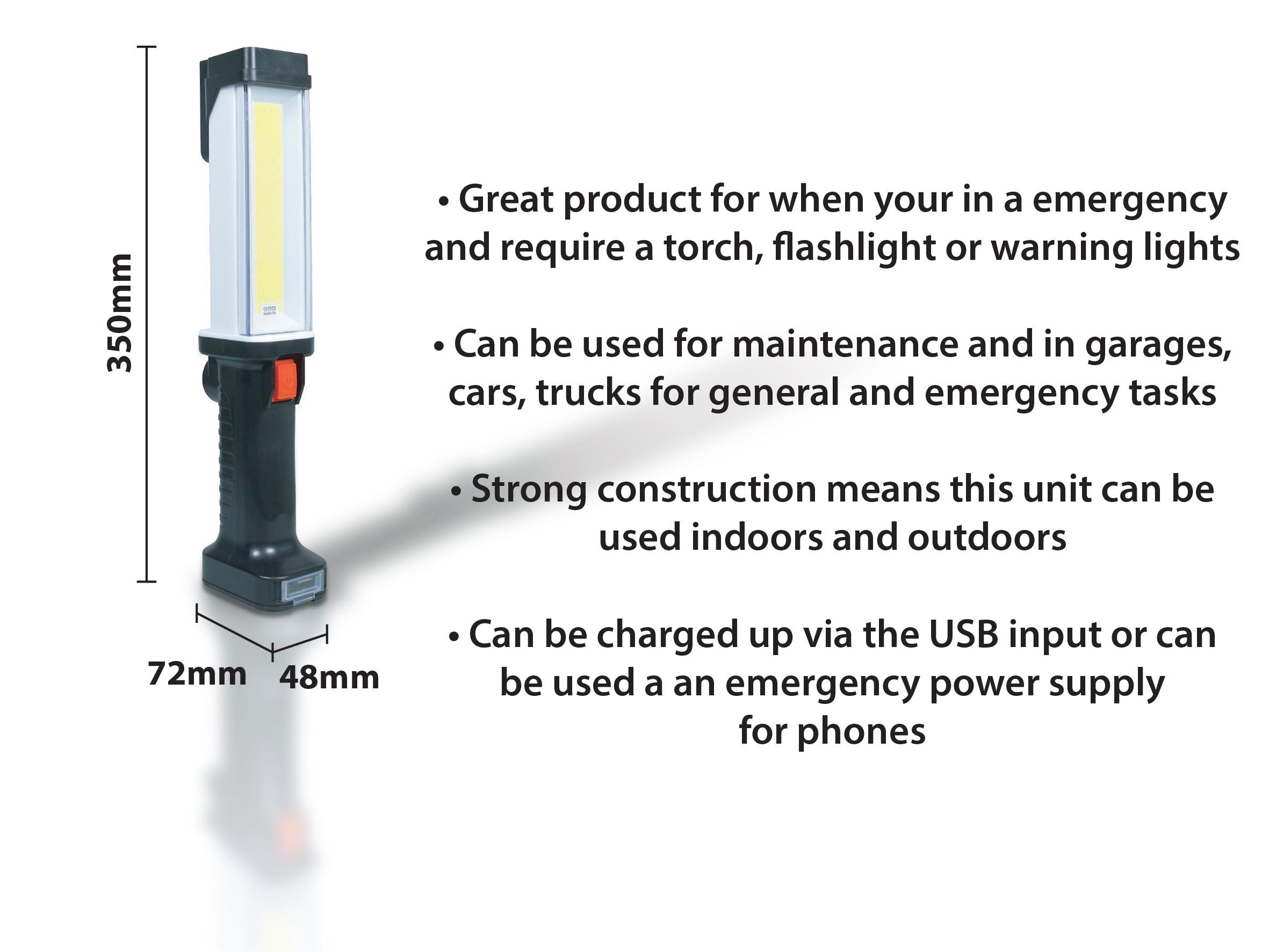 Eagle Rechargeable Multi-Function Emergency Work Light. | Electrovision