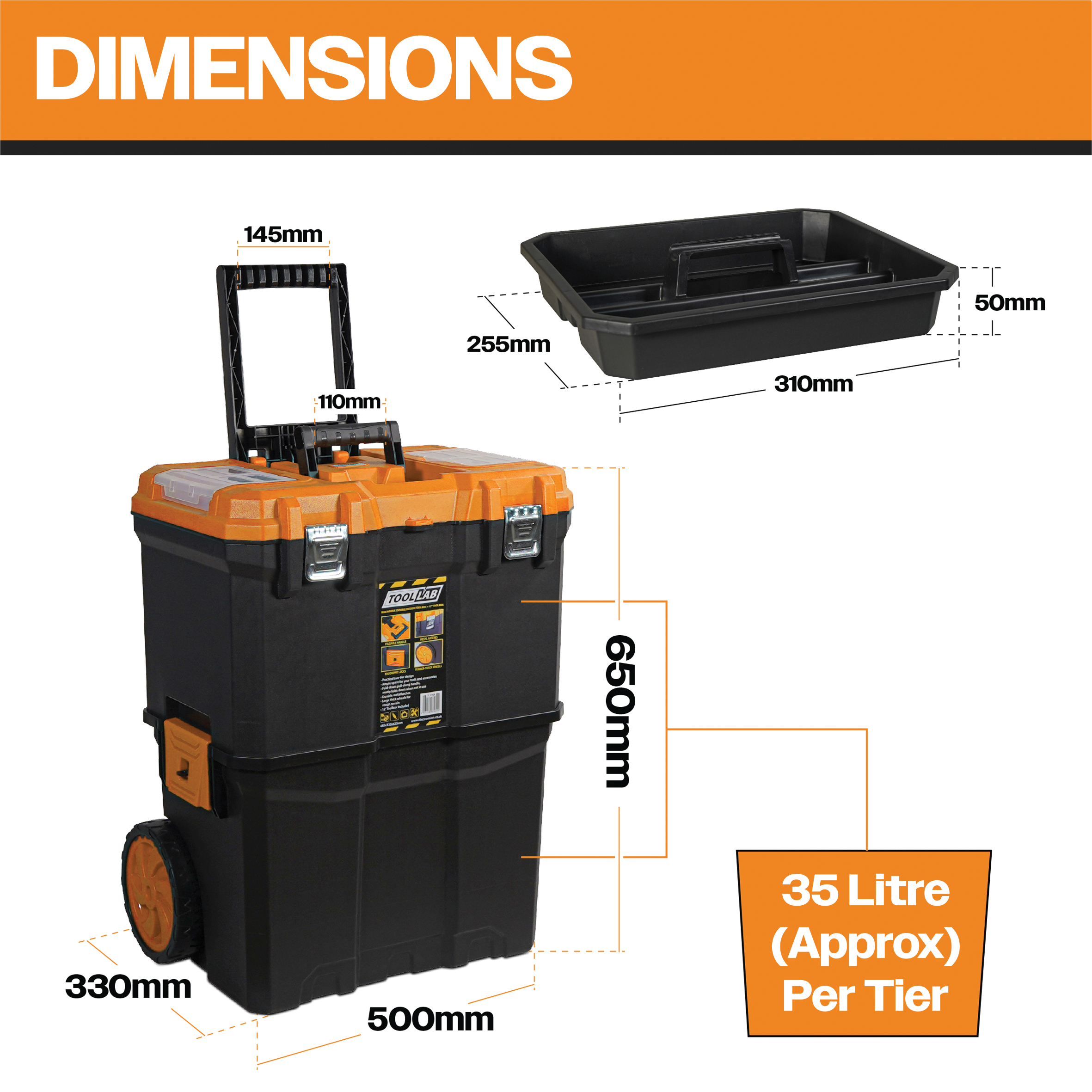 Tool Lab Mobile (Double-Decker) Tool Box | Electrovision