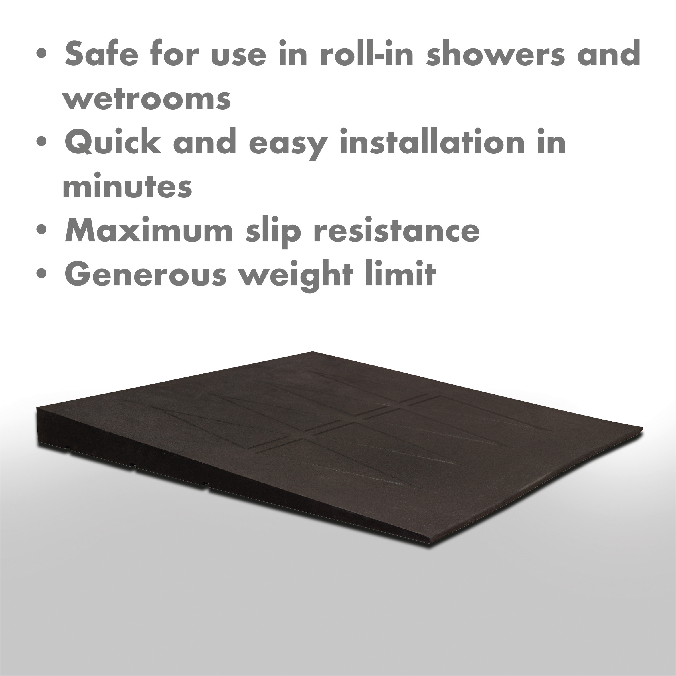 Easy Edge Threshold Rubber Ramp | Aidapt