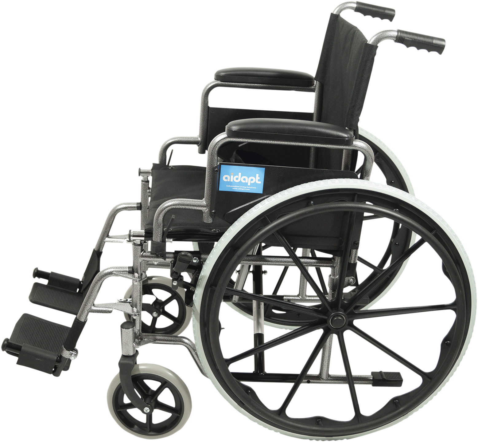 Aidapt Self Propelled Steel Transit Chair | Aidapt