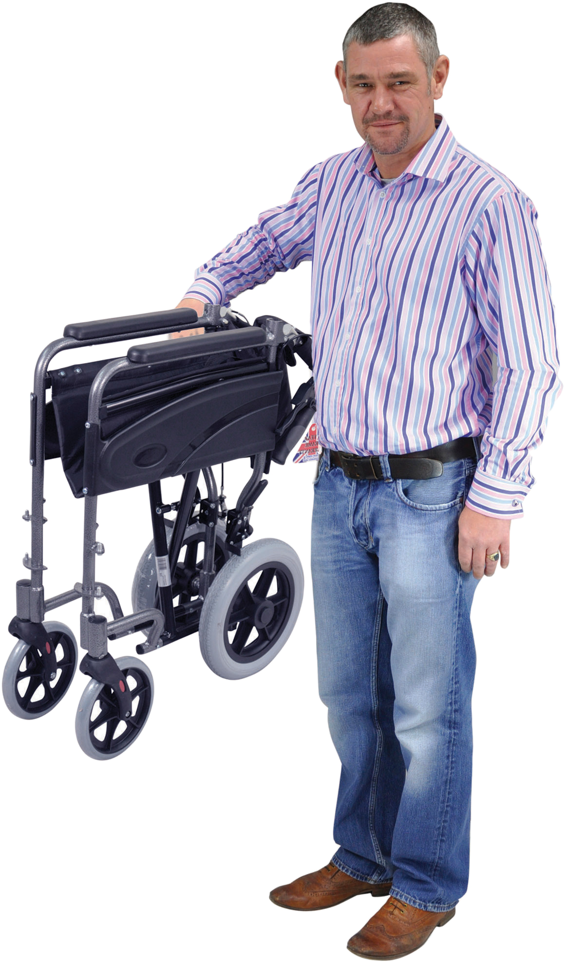 Compact Transport Aluminium Wheelchair | Aidapt