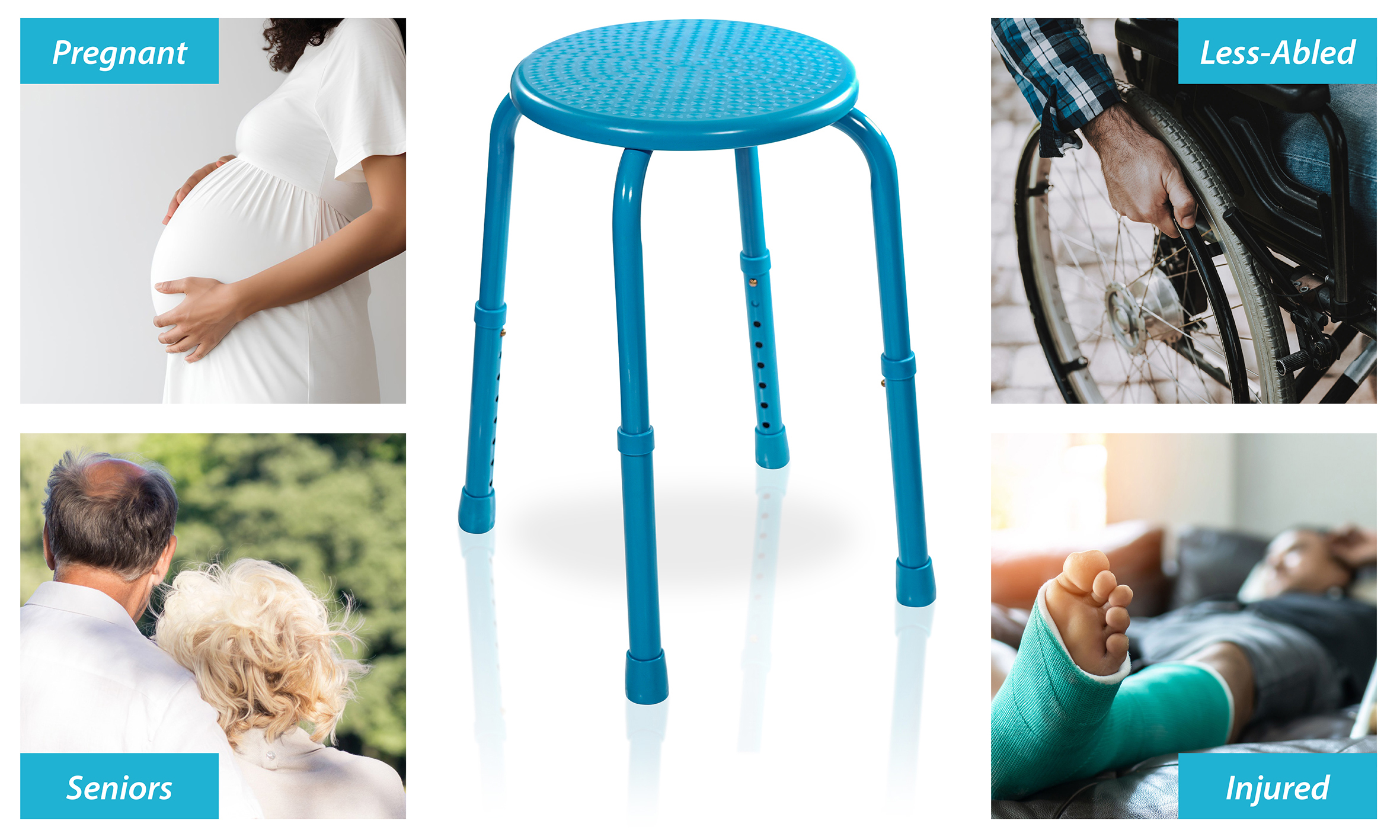 Multi-Purpose Adjustable Stool | Aidapt