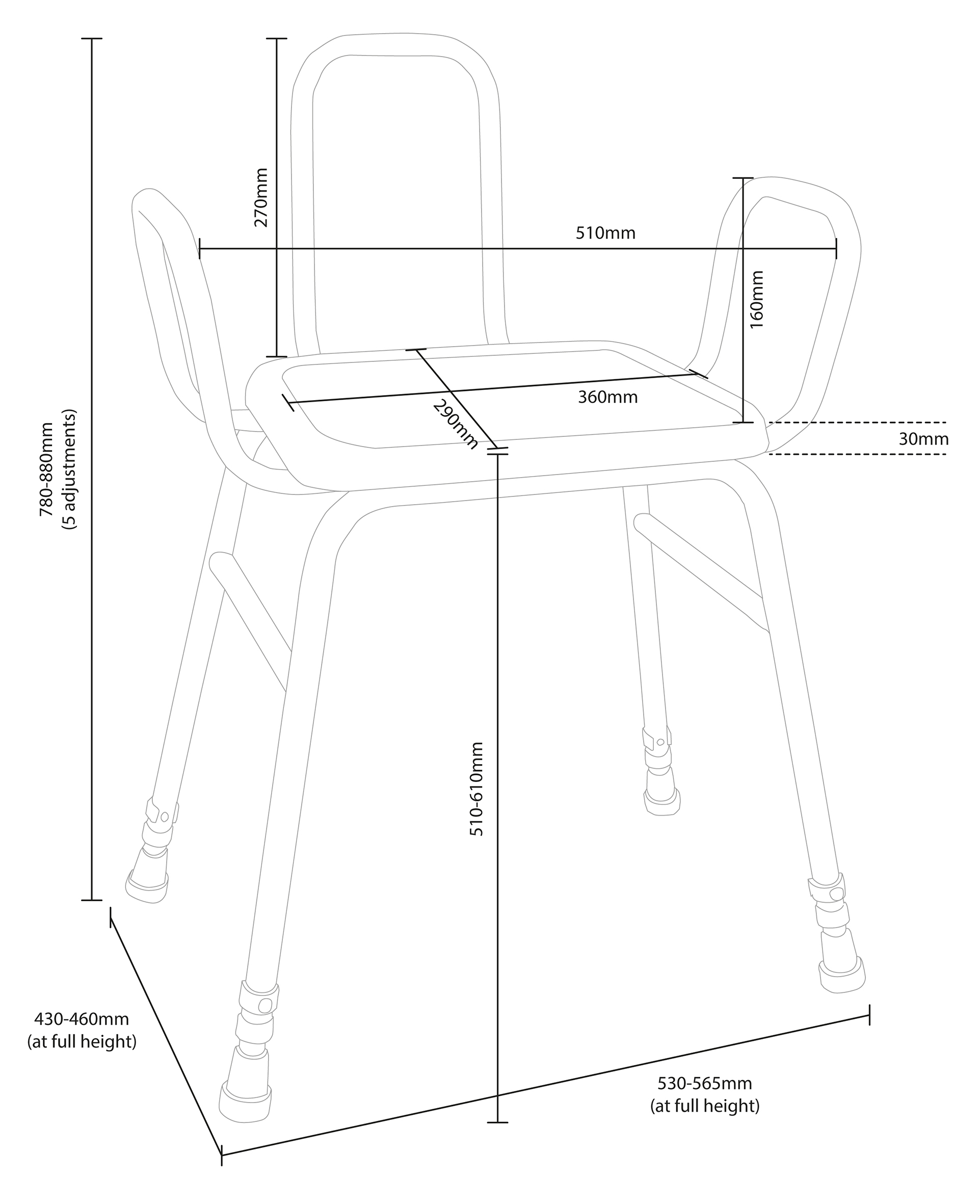 Multi-Use Perching Stool | Aidapt