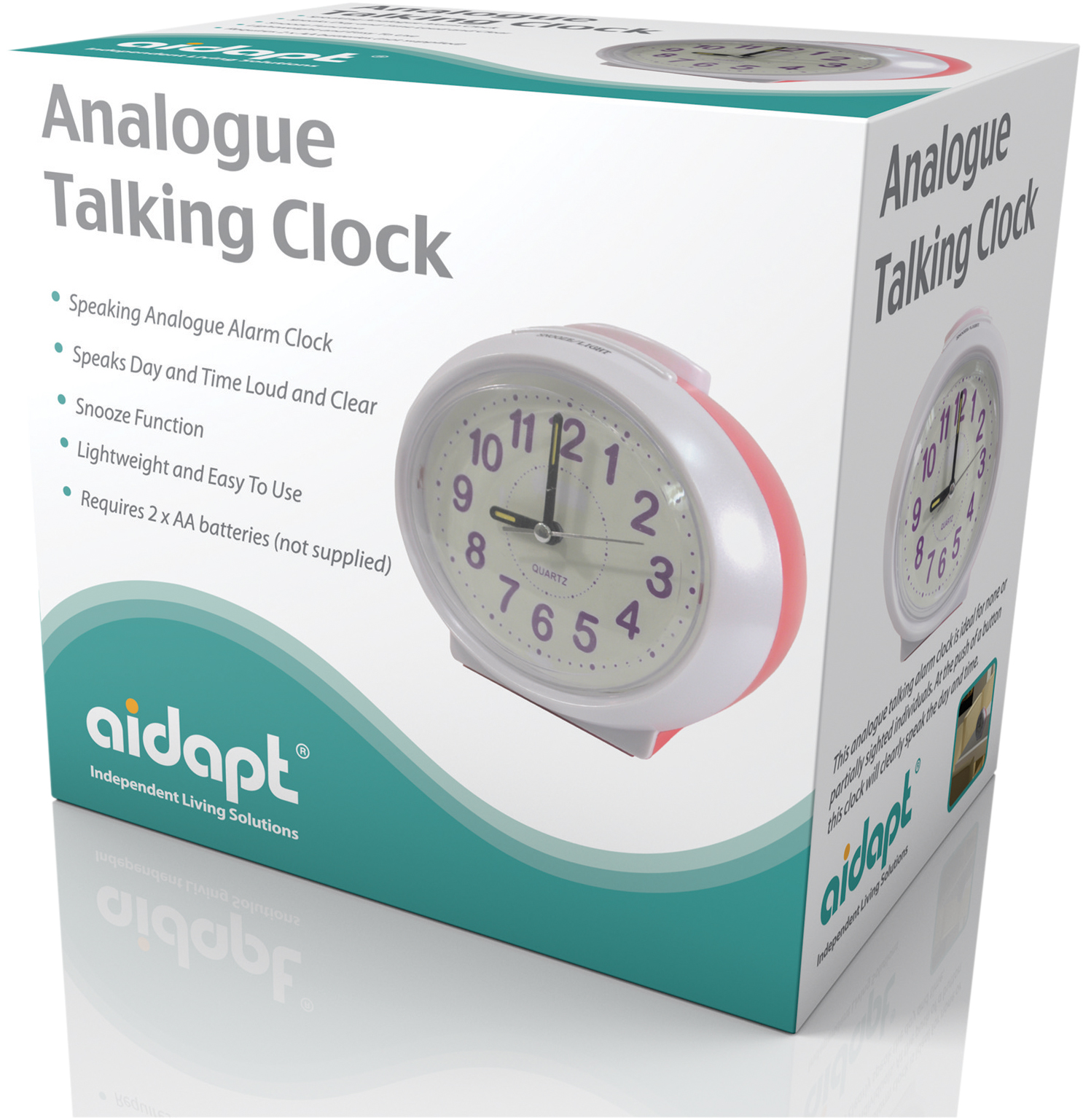 Aidapt Analogue Talking Clock | Aidapt