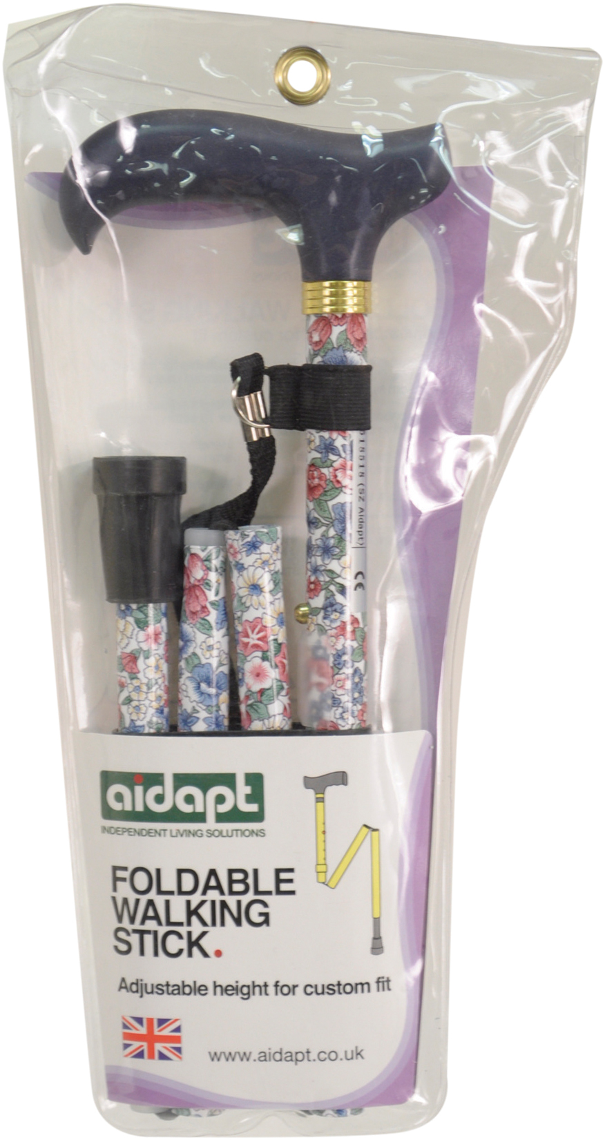 Deluxe Folding Walking Cane | Aidapt