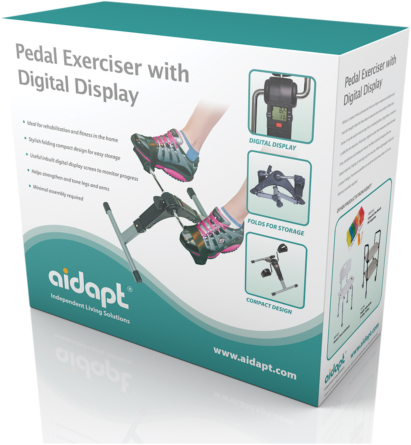Pedal Exerciser with Digital Display | Aidapt
