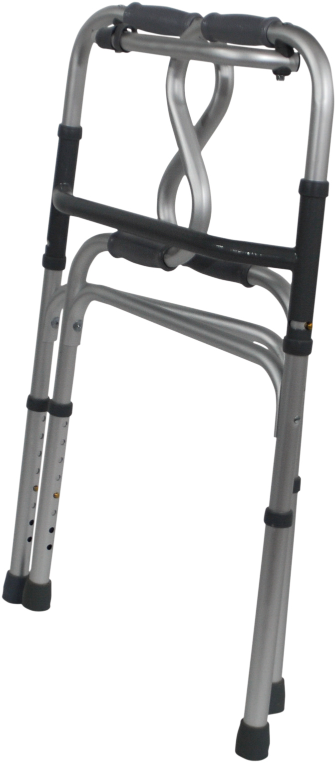 Dual Riser Deluxe Folding Walking Frame | Aidapt