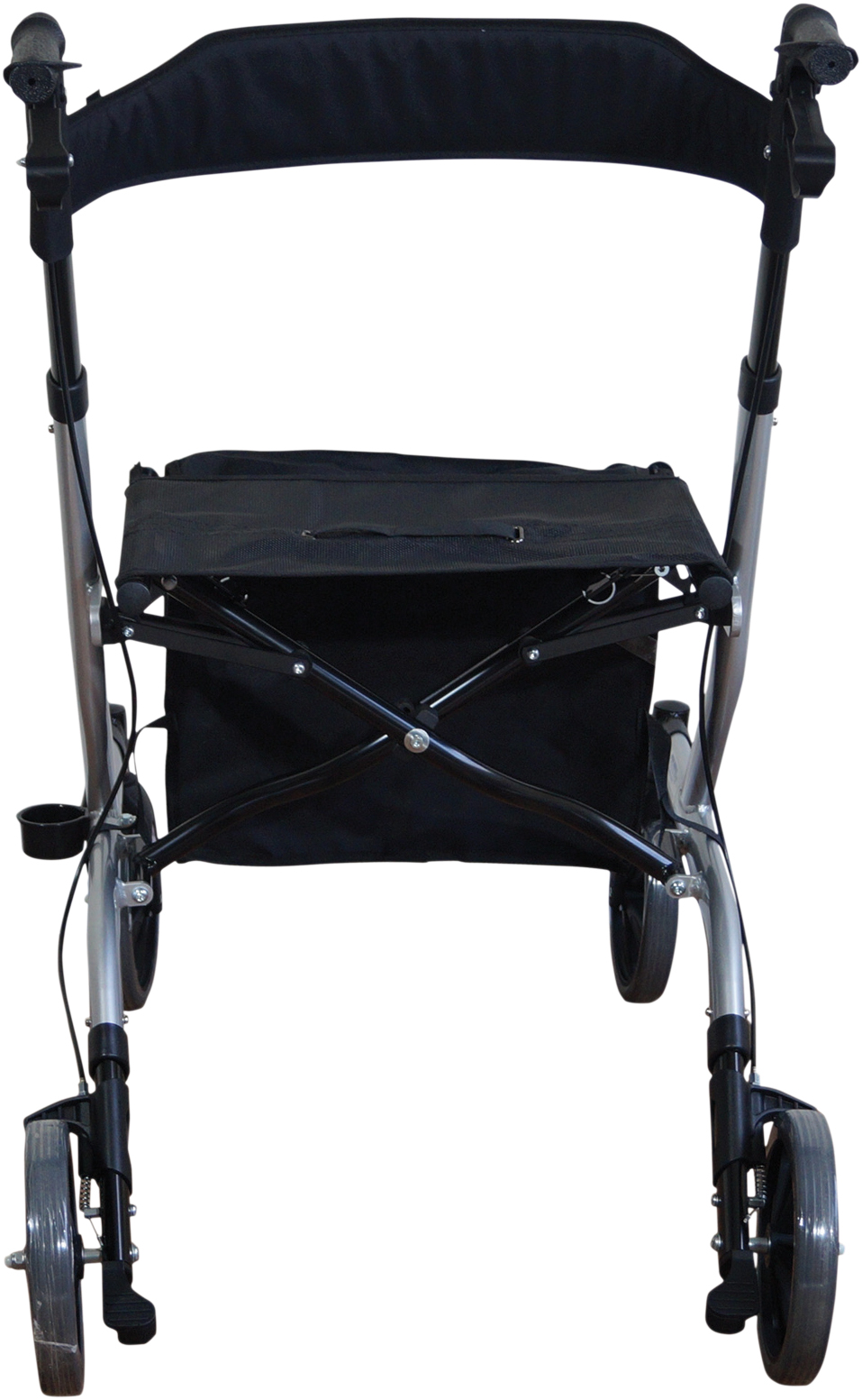 Deluxe Ultra Lightweight Folding 4 Wheeled Rollator | Aidapt