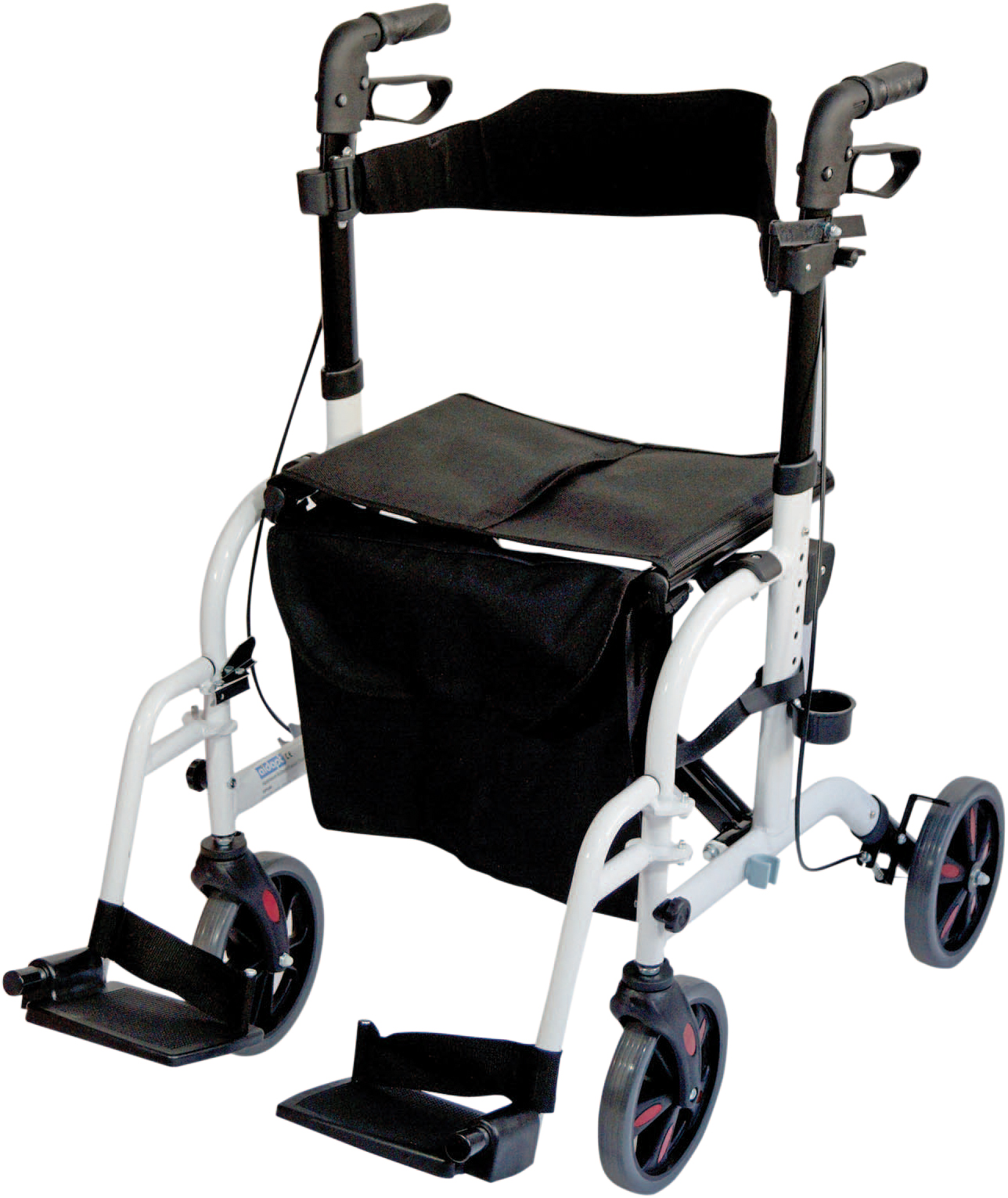 Duo Deluxe Rollator and Transit Chair in One | Aidapt