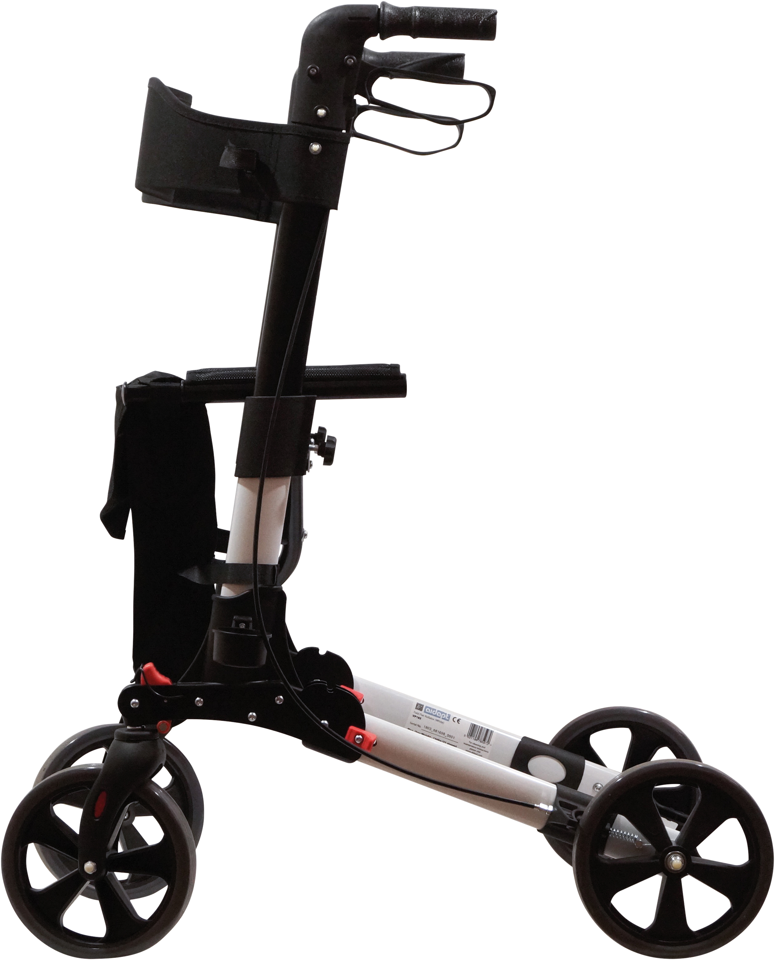 Deluxe Fold Flat Rollator | Aidapt