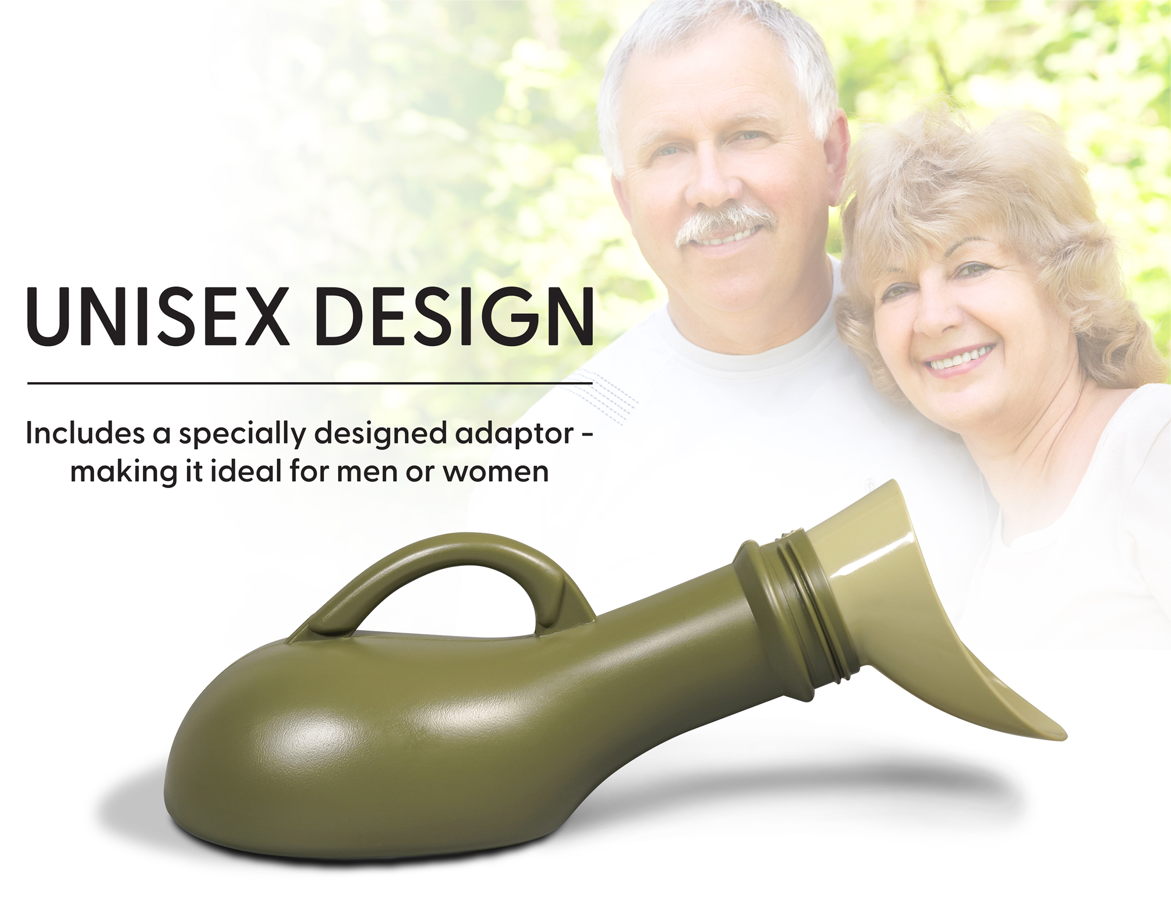 Unisex Urinal with Screw Top Lid | Aidapt