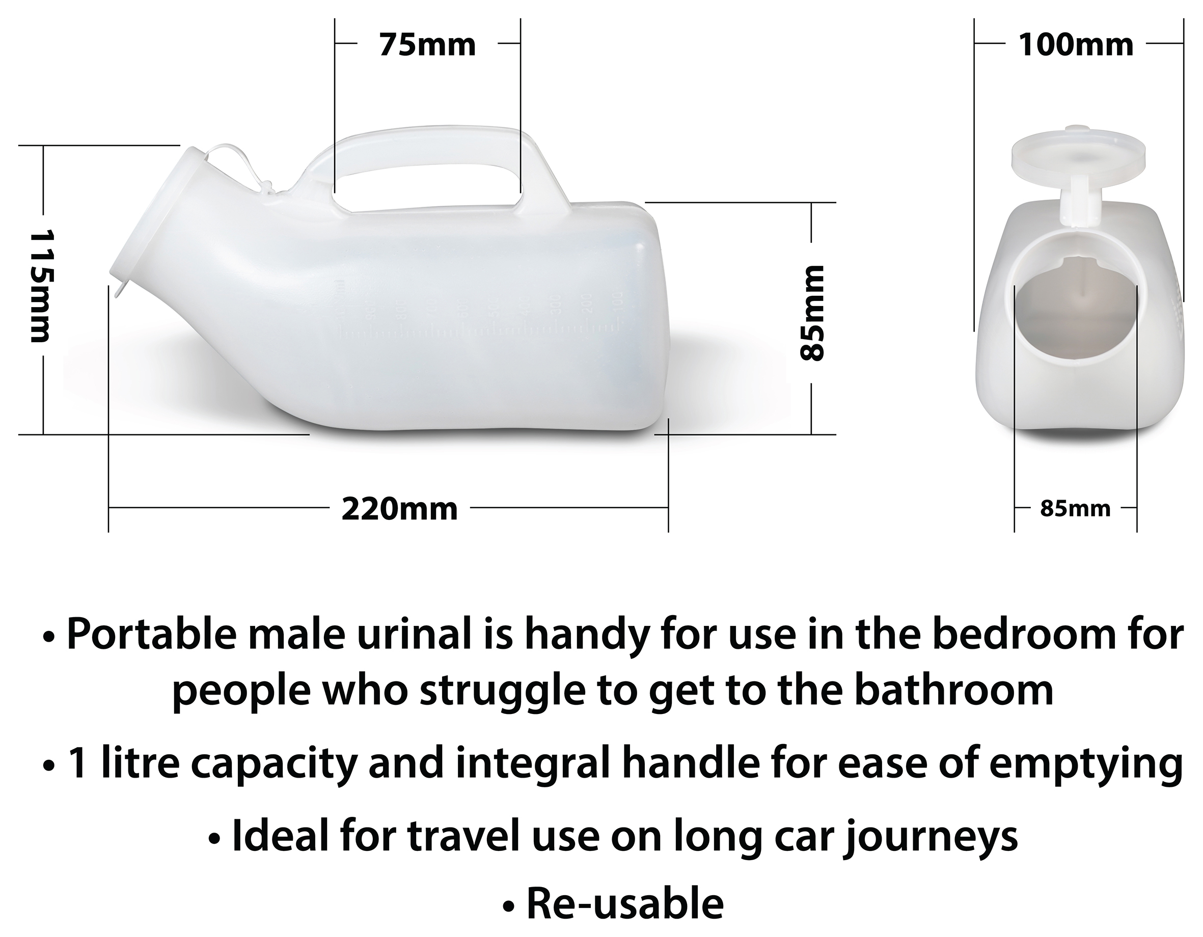 Male Urinal | Aidapt