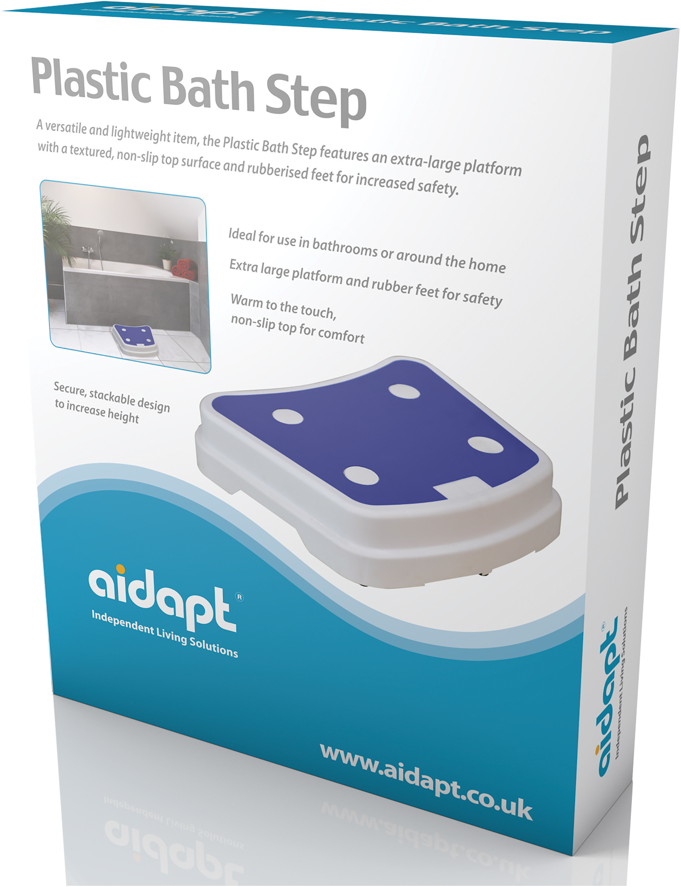 Aidapt Plastic Stackable Bath Step | Aidapt